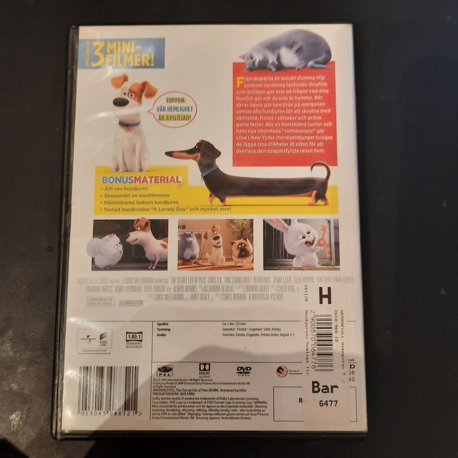 HUSDJURENS HEMLIGA LIV / DVD / SVENSKT TAL | Köp på Tradera (614071470)