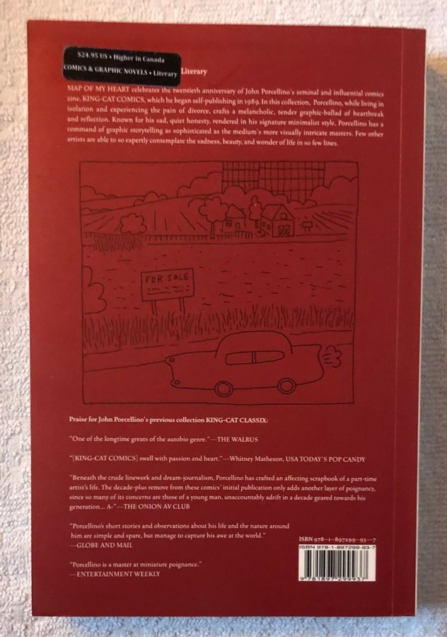 Map of My Heart SC John Porcellino Drawn & Quar.. | Köp på Tradera ...