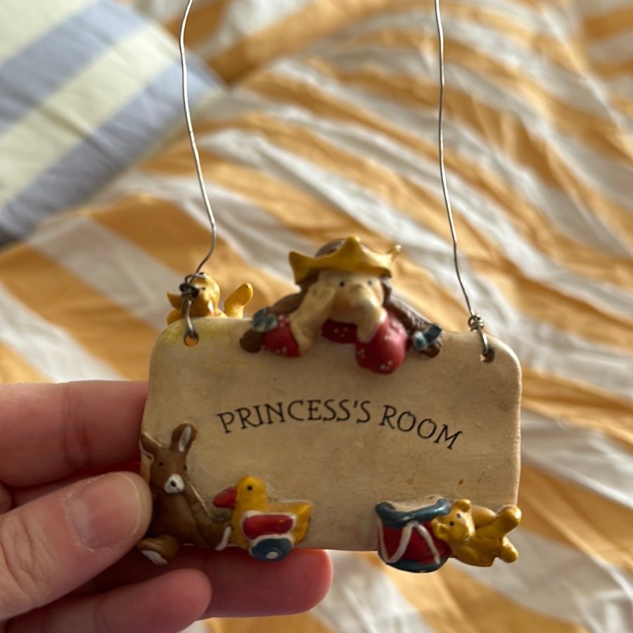 Dörrskylt "Princess's Room" prinsessa barnrum b.. | Köp på Tradera ...