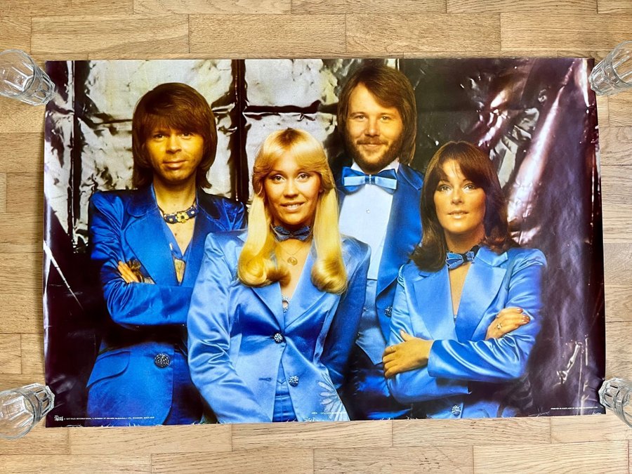 ABBA 1977 JÄTTE Affisch Plansch PACE POSTER 197.. | Köp på Tradera ...