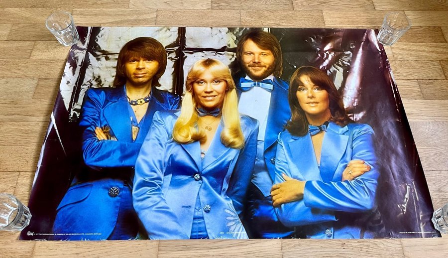 ABBA 1977 JÄTTE Affisch Plansch PACE POSTER 197.. | Köp på Tradera ...