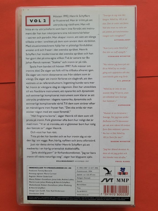 Nilecity 105,6 vol 2 - VHS | Köp på Tradera (574745554)