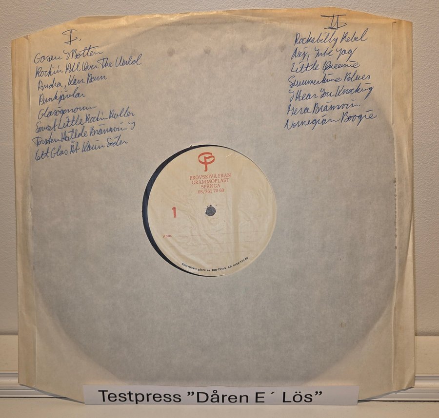 Testpress Eddie Meduza "Dåren E´ Lös", unik ski.. | Köp på Tradera ...