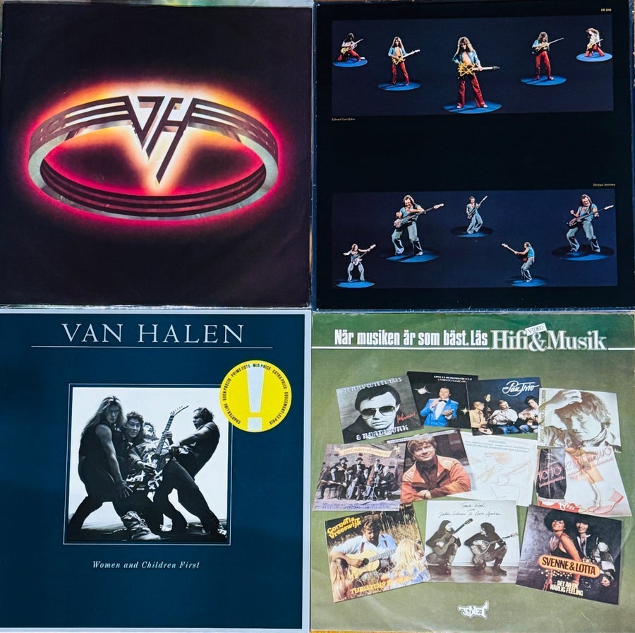 Van Halen 3ST LP - 5150-EU , Van Halen II-USA, .. | Köp på Tradera ...