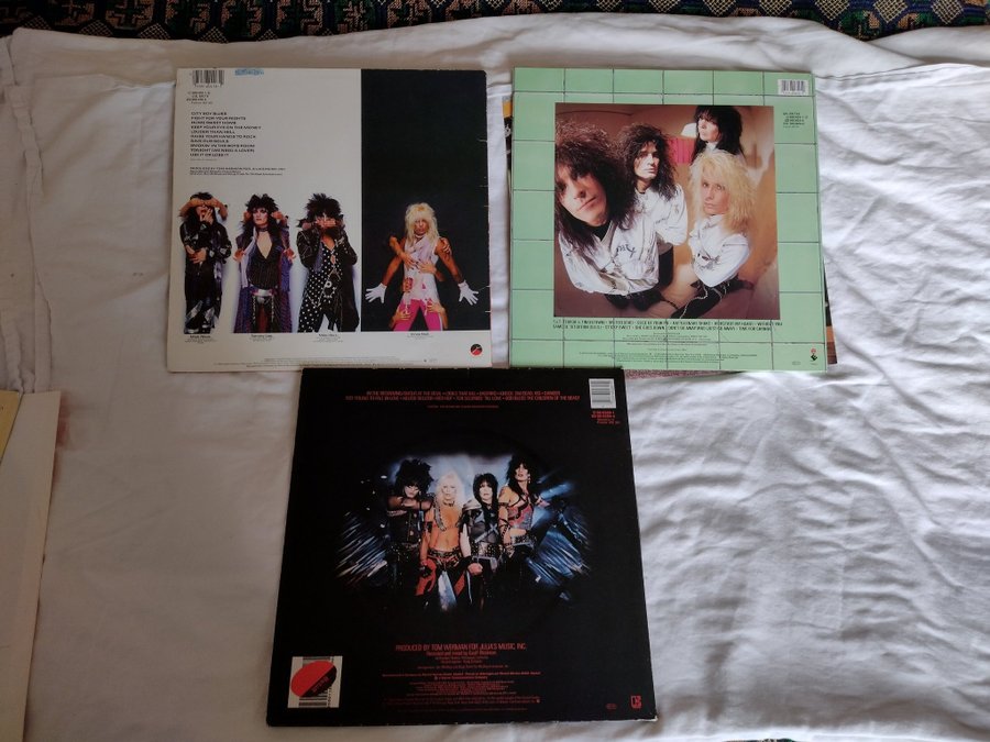 Mötley Crue - 3 LP - Shout at the Devil + Dr Fe.. | Köp på Tradera ...