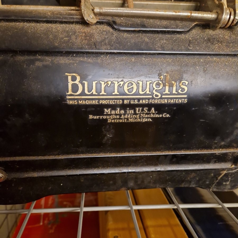 Burroughs Räknemaskin | Köp på Tradera (708766750)