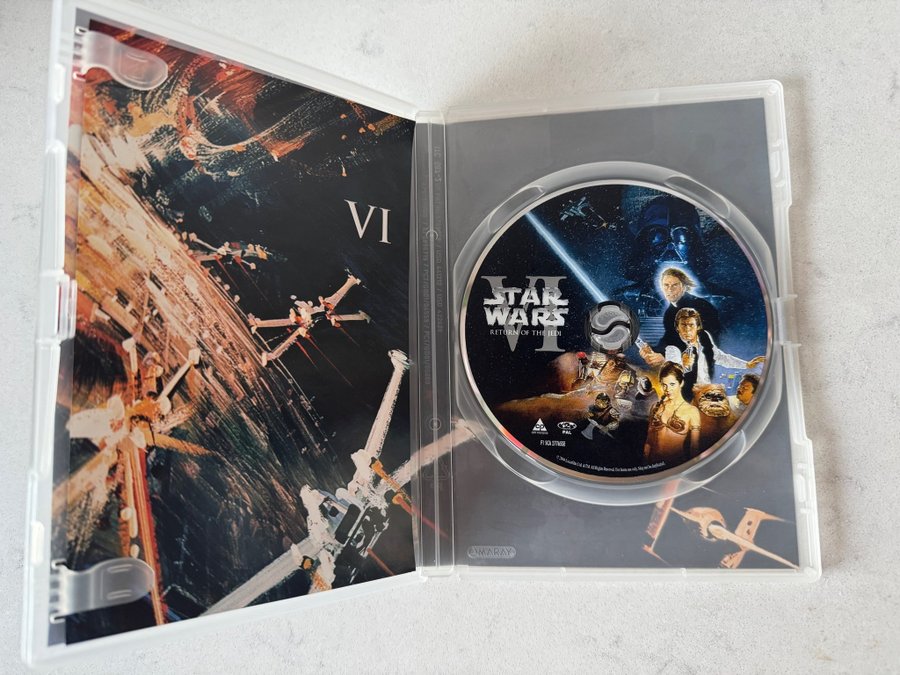 Star Wars VI: Jedi Return - DVD inkl häfte | Köp på Tradera (710647909)