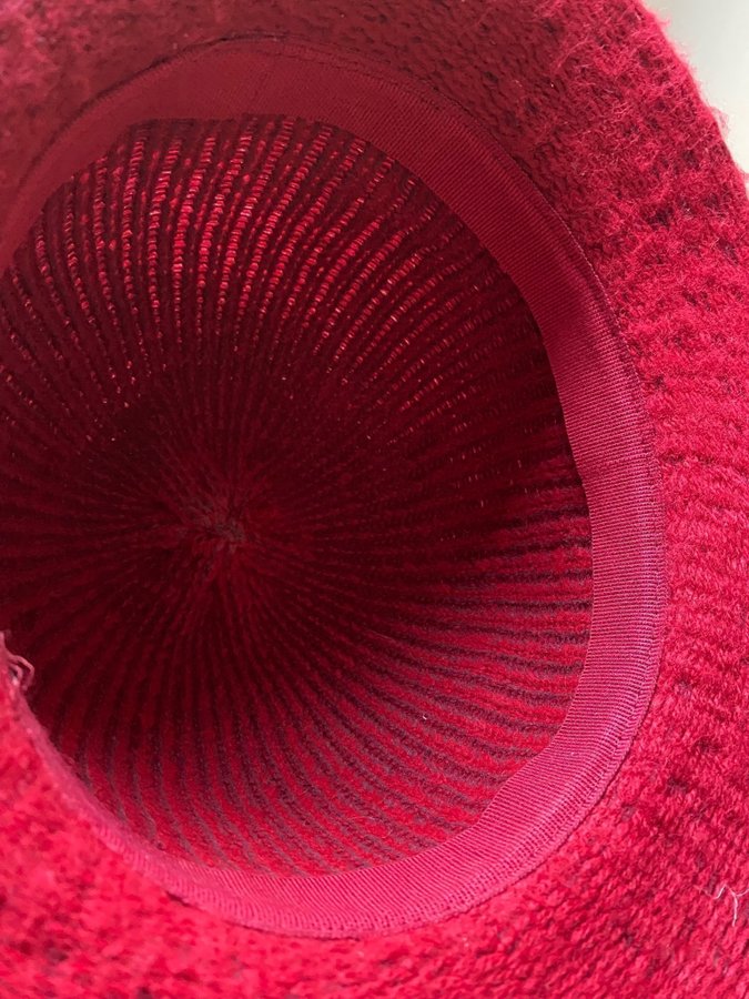 Stickad hatt i ull vintage | Köp på Tradera (710976440)