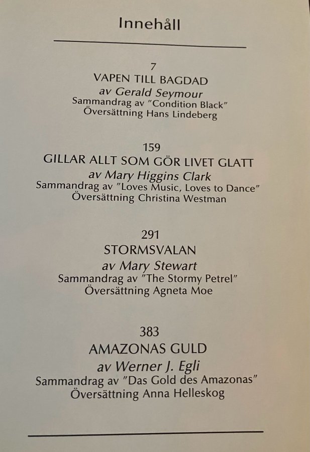 Det Bästas Bokval Volym 172 - Gerald Seymour, M.. | Köp på Tradera ...