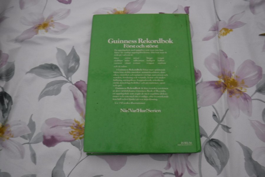 Först och störst Guinness rekordbok, När? Var? .. | Köp på Tradera ...