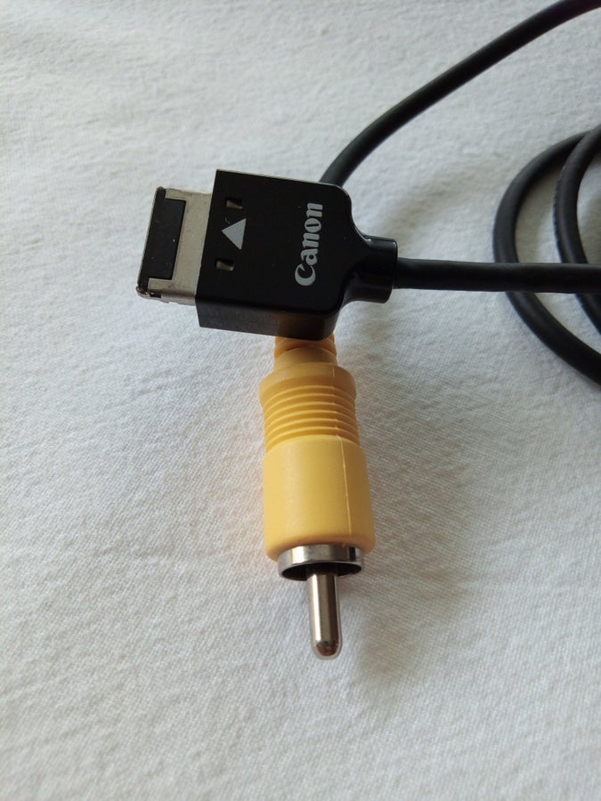 Canon Video RCA Cable Canon Cameras HR5 VC-200 .. | Köp på Tradera ...