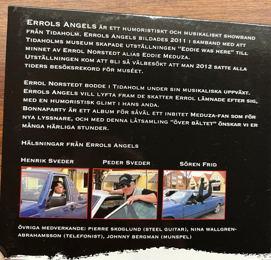 Errol's Angels - Bonnaparty. Tribute to Eddie M.. | Köp på Tradera ...