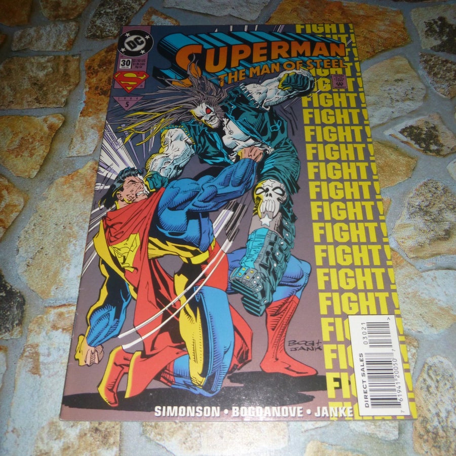 Lobo Fight Superman The Man of Steel, Simonson,.. | Köp på Tradera ...
