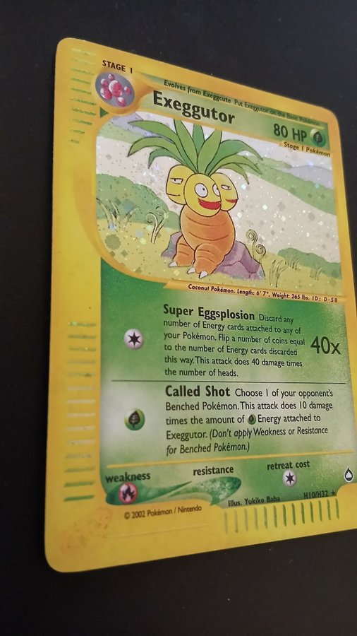 Exeggutor Aquapolis #H10/147 Rare Holo | Köp på Tradera (734180001)