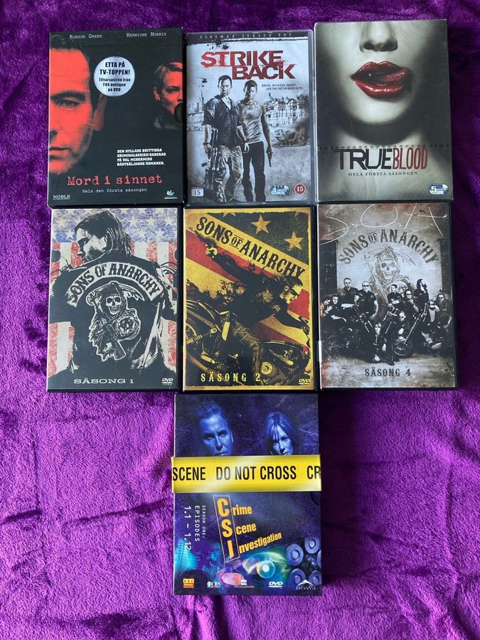 DVD-boxar: Morden i sinnet, Strike Back, True B.. | Köp på Tradera ...