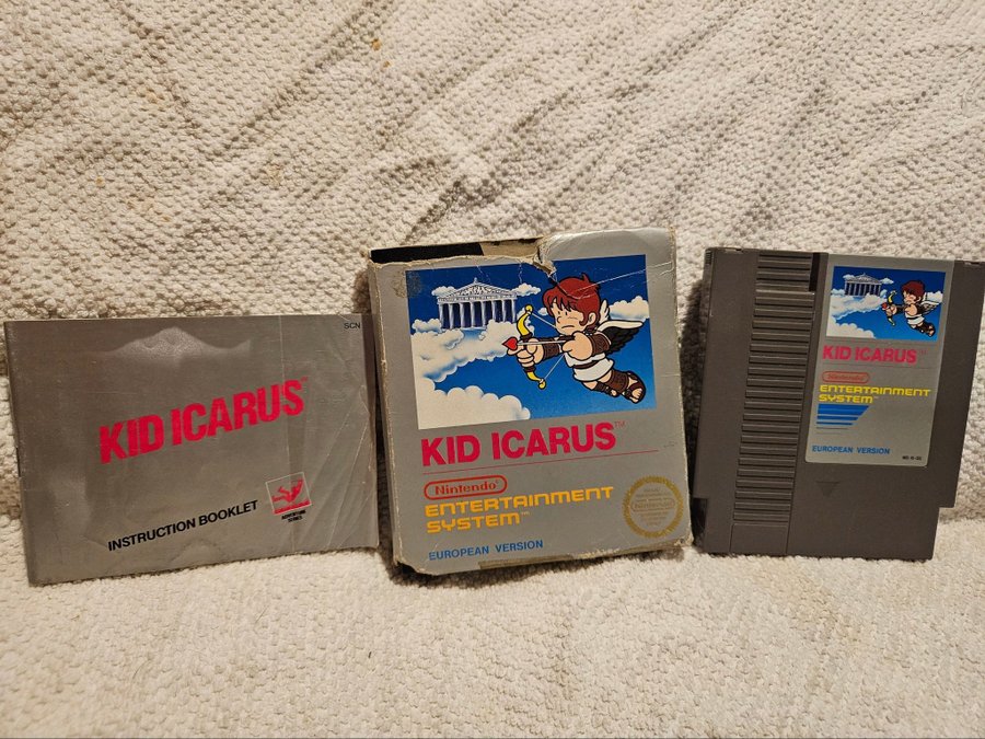 Nintendo 8 bit kid icarus komplett scn sliten k.. | Köp på Tradera ...