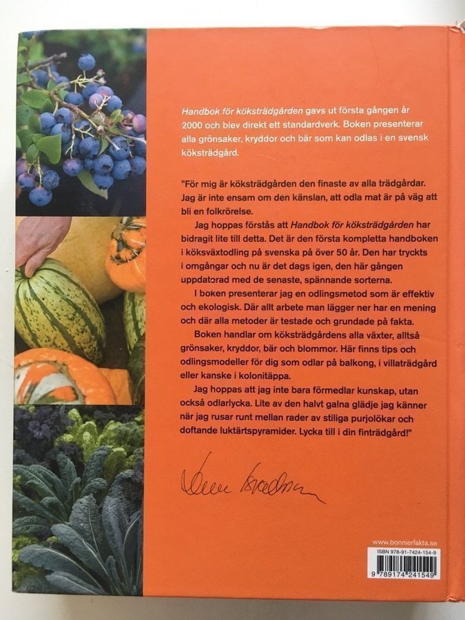 Handbok för Köksträdgården av Lena Israelsson | Köp på Tradera (708561658)