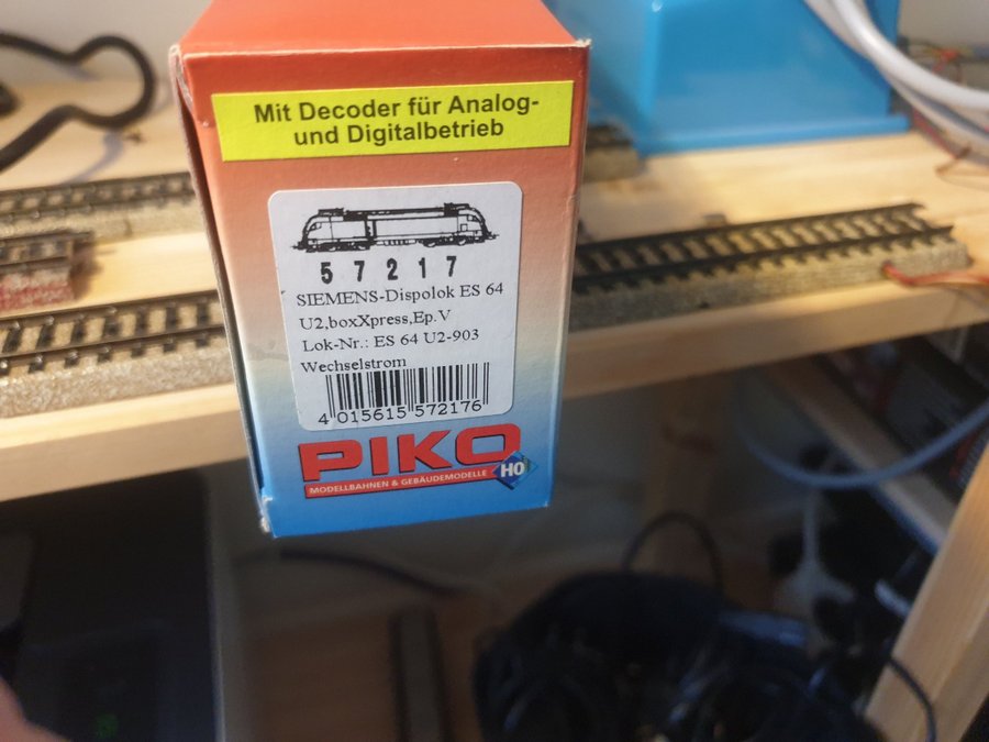 Piko 57217 H0 Ellok Siemens Dispolok ES 64 U2 b.. | Köp på Tradera ...