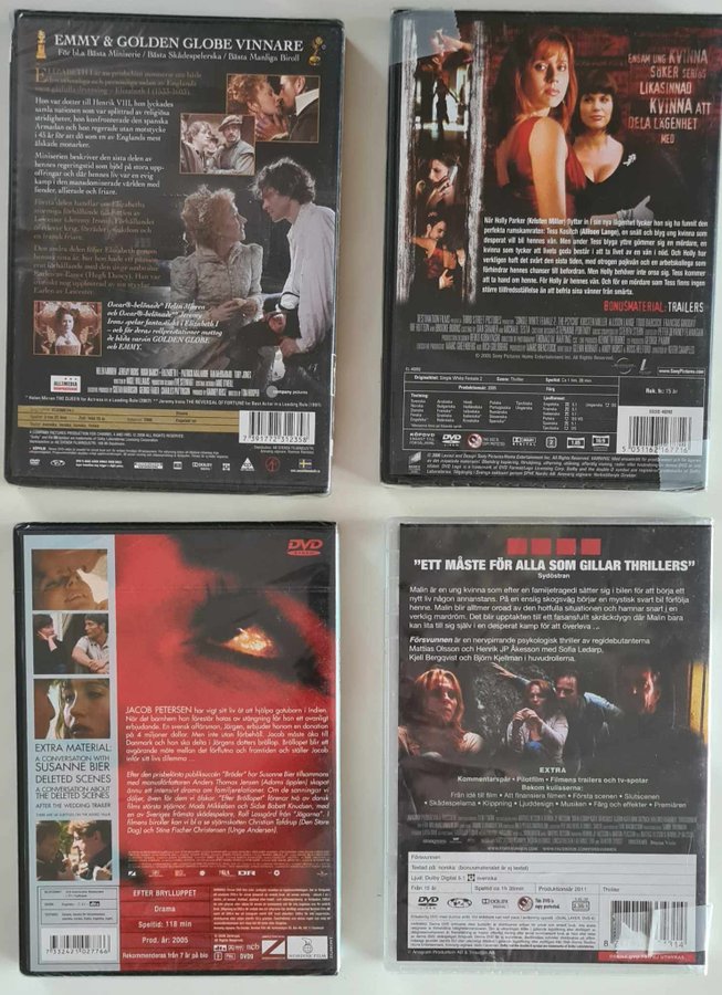 Filmer - 4 olika DVD - NYA -Elizabeth 1, Ensam .. | Köp på Tradera ...