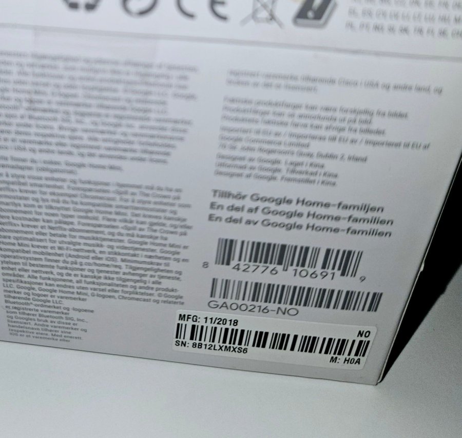 Google Home Mini Smart Högtalare | Köp på Tradera (713653449)