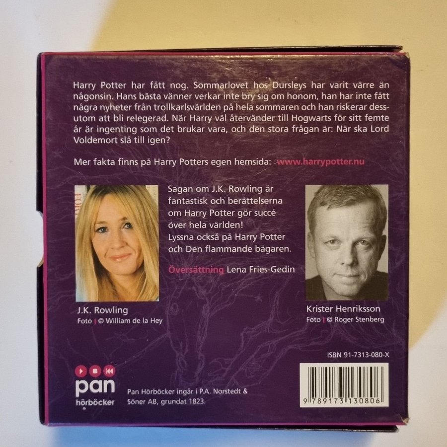 Harry Potter och Fenixorden, J.K. Rowling, okän.. | Köp på Tradera ...