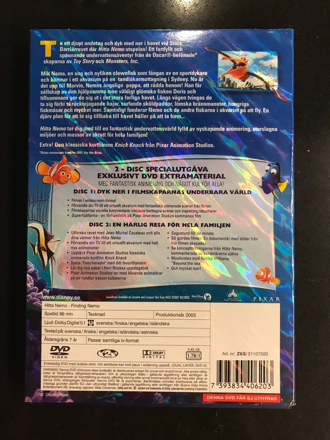 Se produkter som liknar Hitta Nemo - specialutgåva 2 .. på Tradera ...