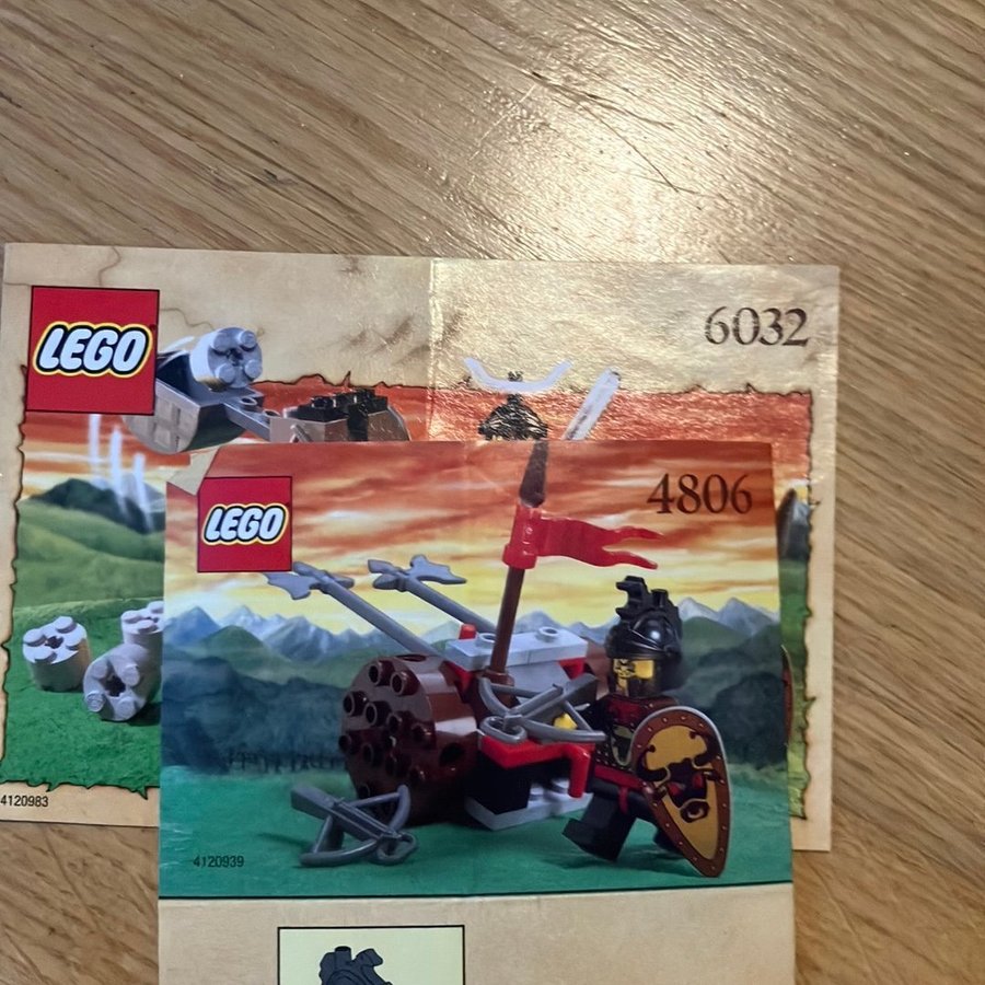 Lego Riddare - Set 6032 och 4806 endast beskriv.. | Köp på Tradera ...