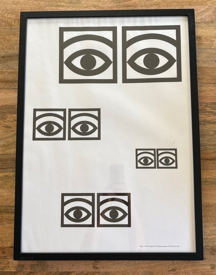 Affisch Print Tryck "Ögon" 50 x 70 cm av Olle E.. | Köp på Tradera ...