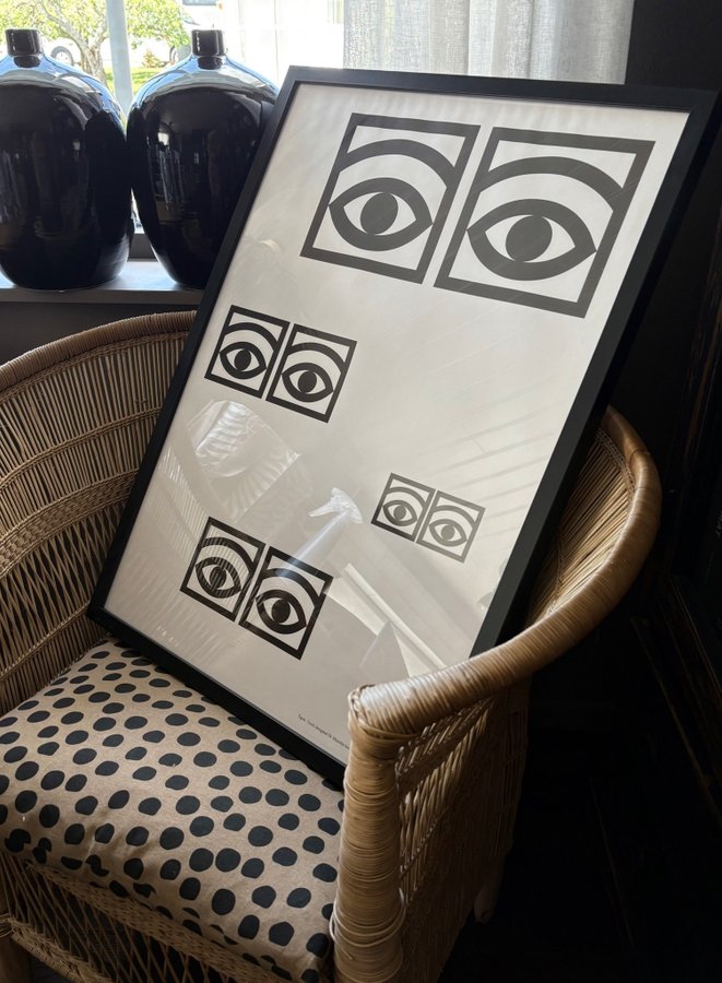 Affisch Print Tryck "Ögon" 50 x 70 cm av Olle E.. | Köp på Tradera ...