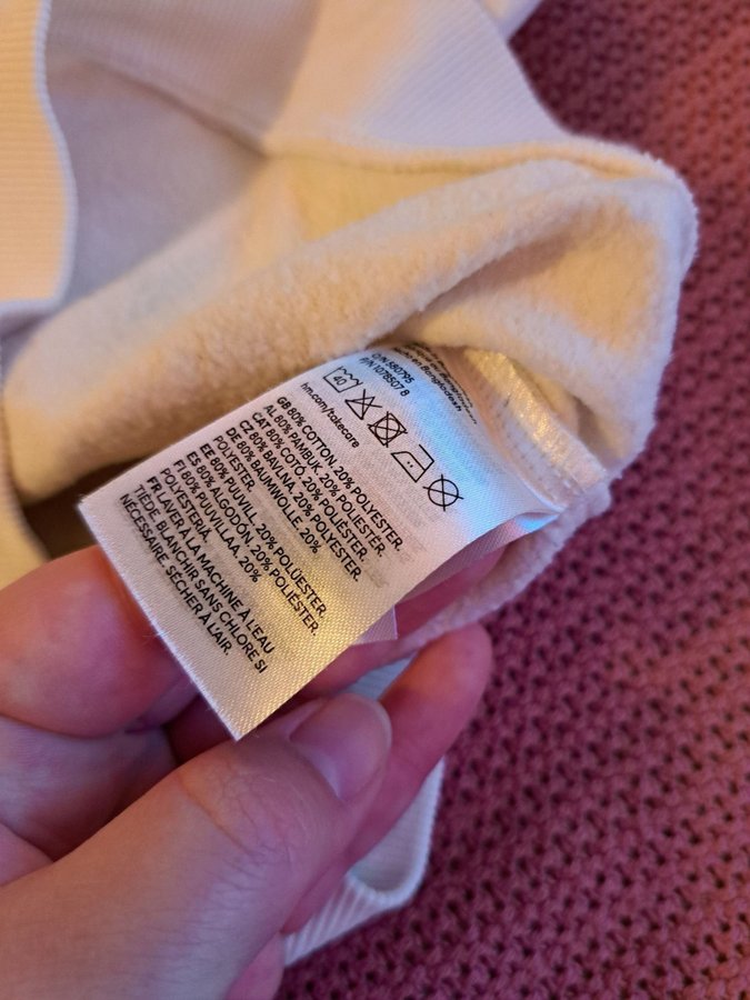 H&M T-rex dinosaurie vit tjocktröja, storlek 98.. | Köp på Tradera ...