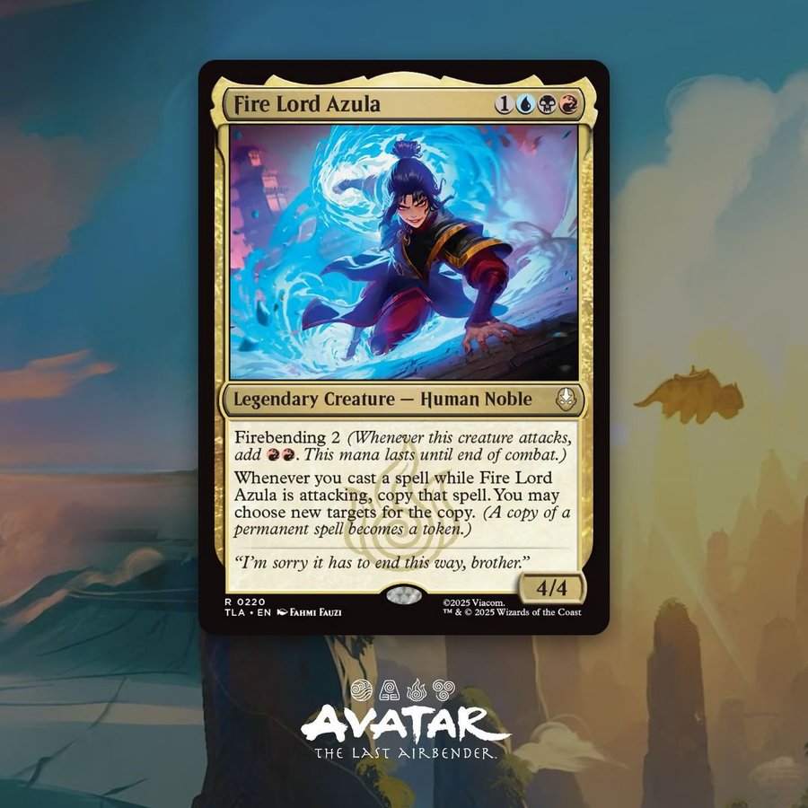 Fire Lord Azula, #220 (TLA), Black/Red/Blue, Cr.. | Köp på Tradera ...