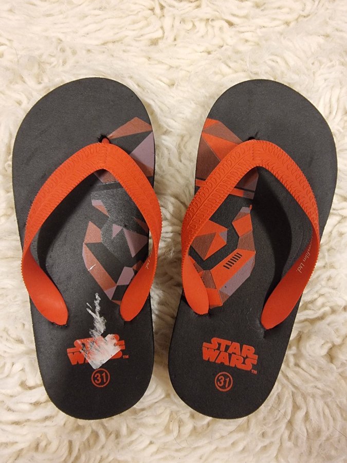 Star Wars Flip-Flops/tofflor, Storlek 31 | Köp på Tradera (734194882)