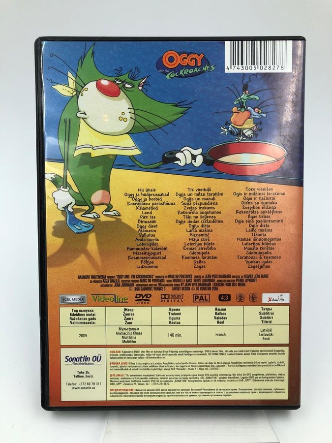 Se produkter som liknar Oggy and the Cockroaches DVD.. på Tradera ...