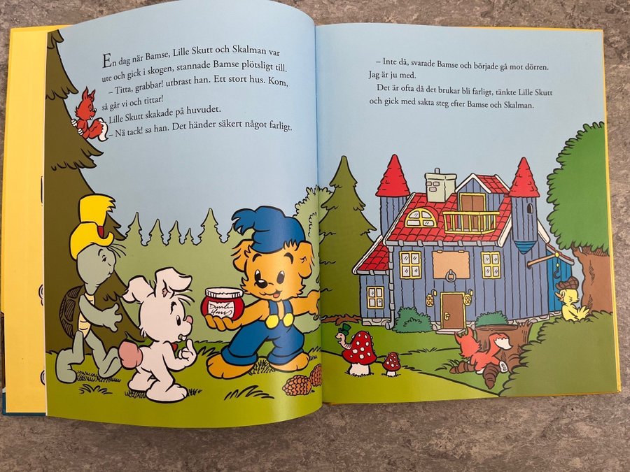 Barn bok, bok, Bamse och det märkliga huset. | Köp på Tradera (596683836)