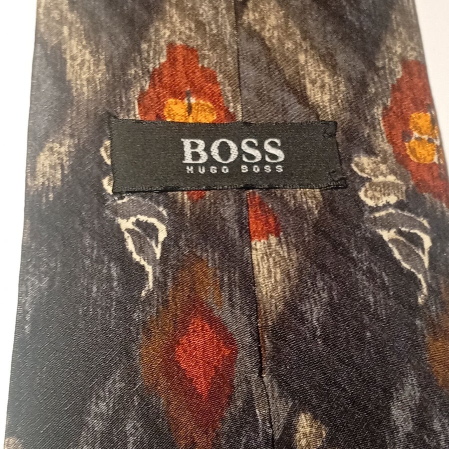Hugo Boss flerfärgad slips -Siden - Made in Ita.. | Köp på Tradera ...