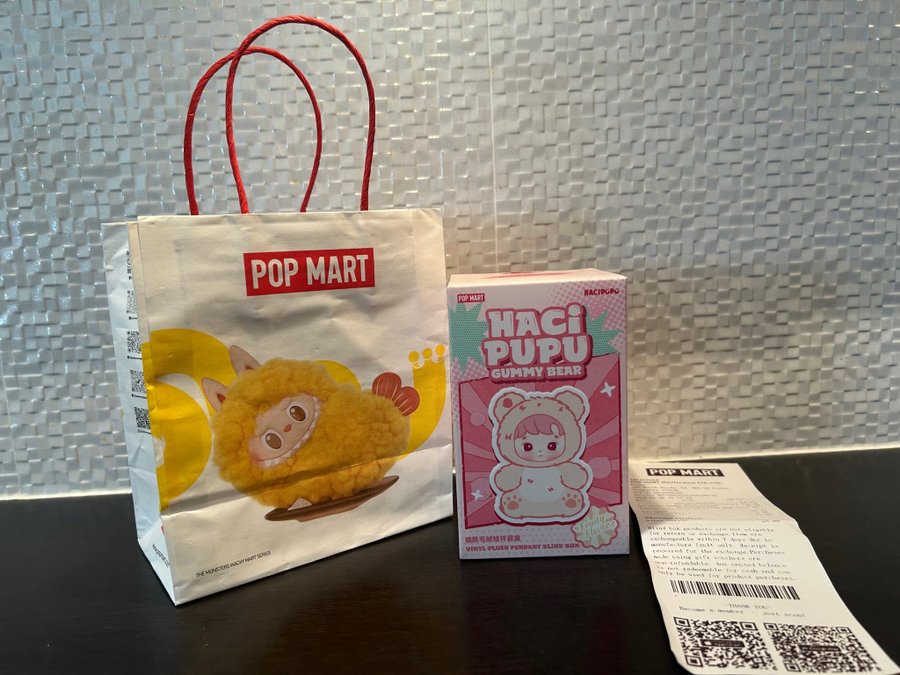 Labubu Blind Box HACIPUPU Gummy Bear Series Vinyl Plush Pendant Single ...