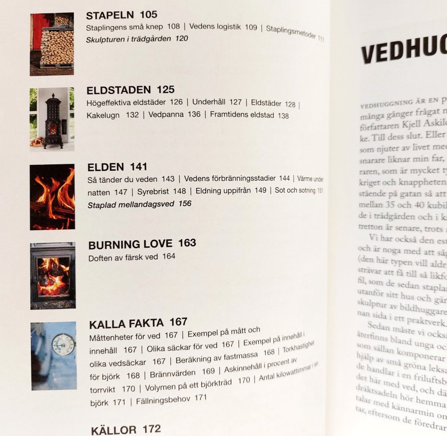 VED Allt om huggning, stapling och torkning - o.. | Köp på Tradera ...