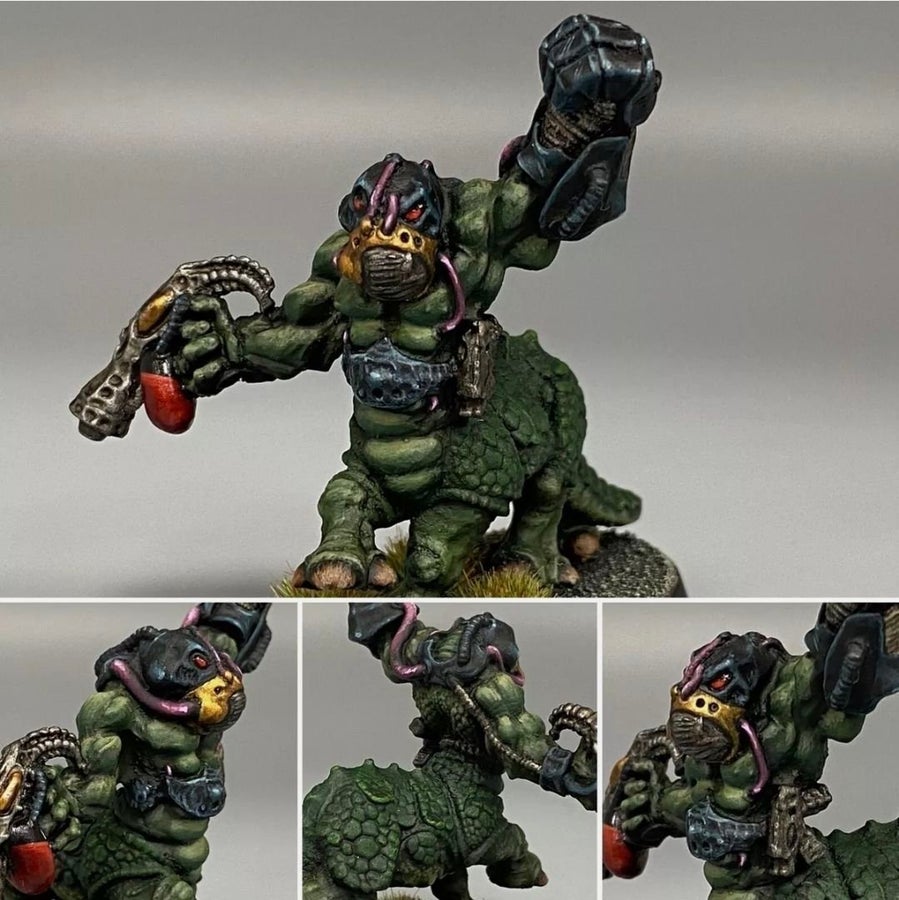 Space Zoat Officer with Power Fist "Gharg" 40k .. | Köp på Tradera ...