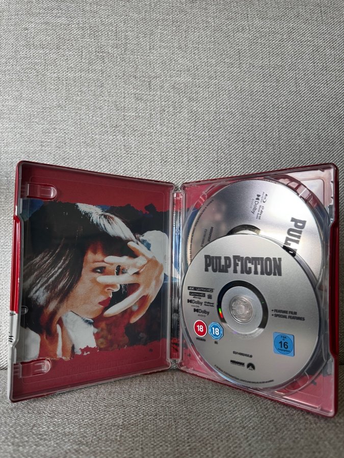 Pulp Fiction 4k blu ray + blu ray - Steelbook | Köp på Tradera (694595515)