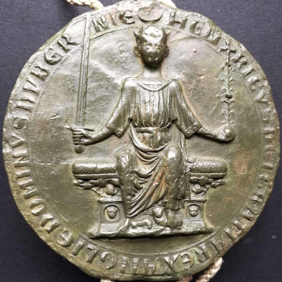 England. Henry II (1133-1189). Seal of Henry II.. | Köp på Tradera ...