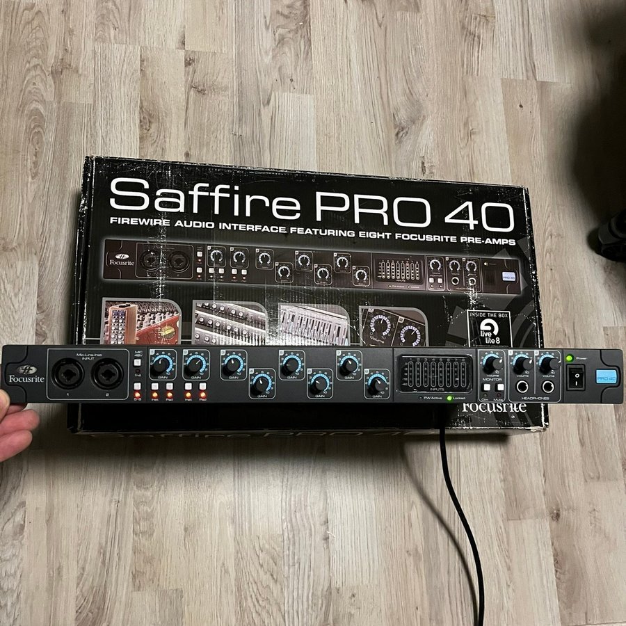 Focusrite Saffire PRO 40 Ljudkort | Köp på Tradera (709183222)