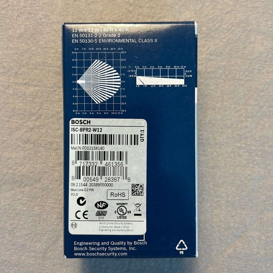 Bosch Blue Line Gen2 PIR Motion Detector | Köp på Tradera (687113955)
