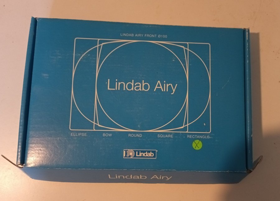 Se produkter som liknar NY Lindab Airy Front rektangu.. på Tradera (690444900)
