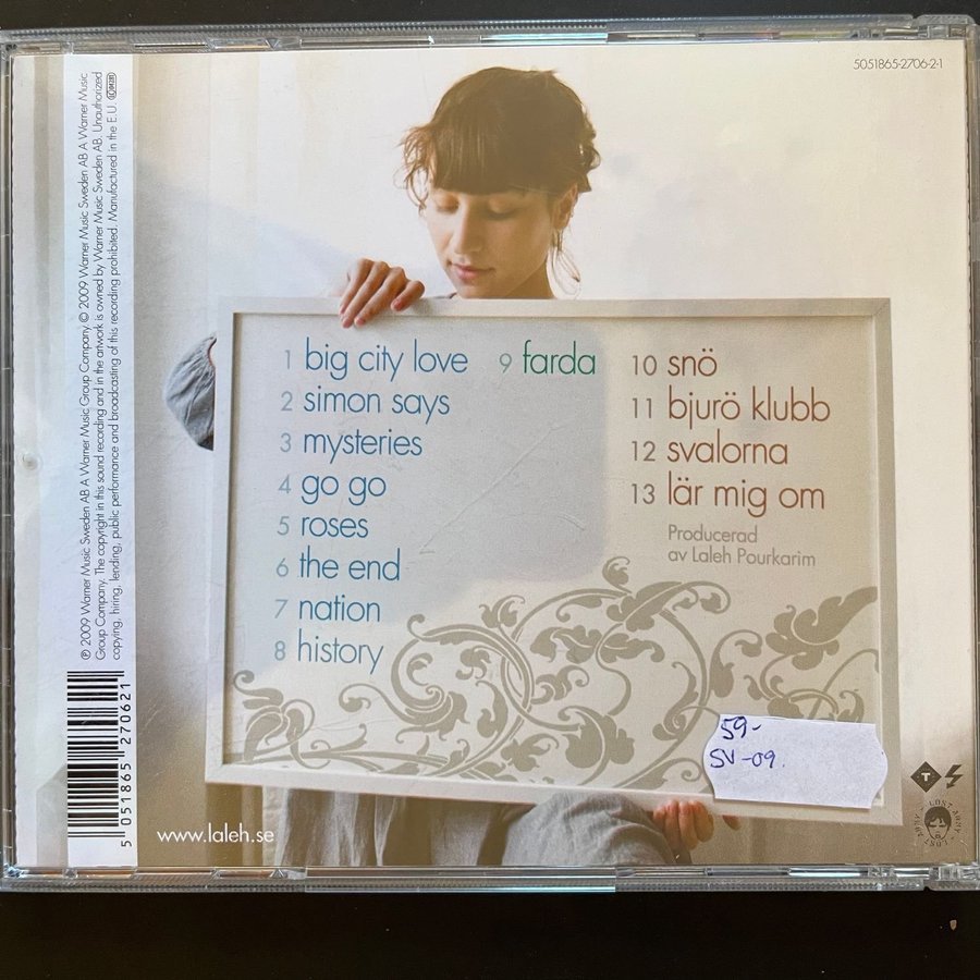 Se produkter som liknar LALEH - ME AND SIMON. CD SVER.. på Tradera ...