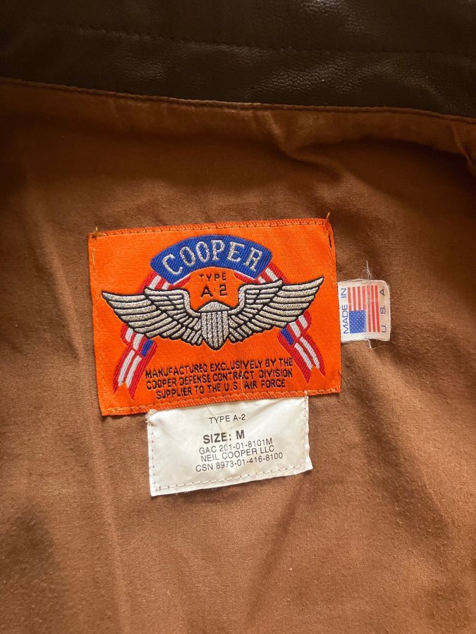 Vintage A2 Flight jacket USA | Köp från RealCoolTime på Tradera (711040141)