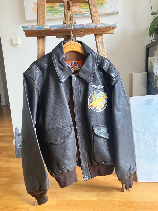 Vintage A2 Flight jacket USA | Köp från RealCoolTime på Tradera (711040141)