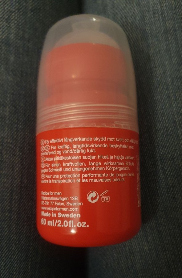 Recipe for men Extreme Antiperspirant deodorant.. | Köp på Tradera ...