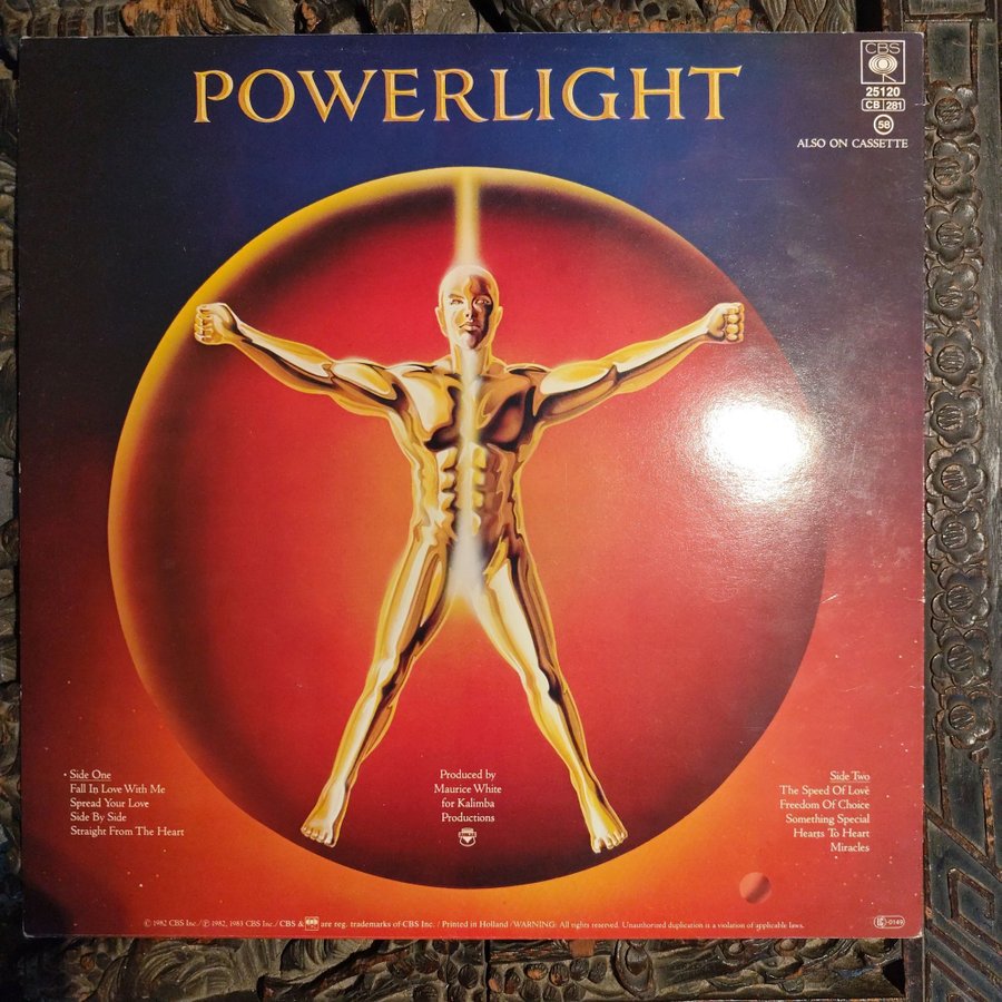 Earth, Wind & Fire - Powerlight - LP | Köp på Tradera (714567237)