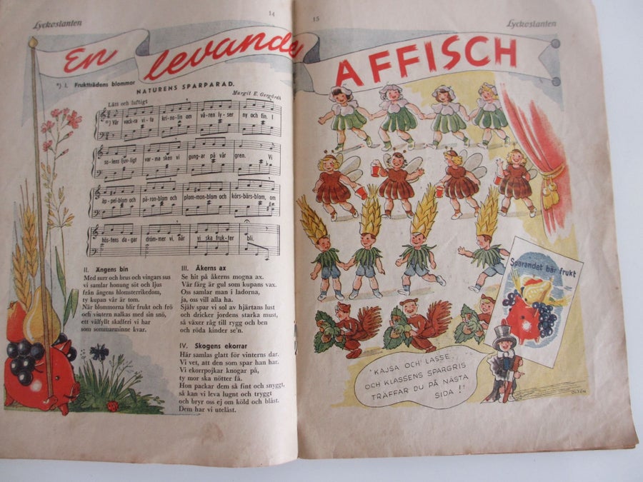 Lyckoslanten Nr 5 från 1945 | Köp på Tradera (717179960)