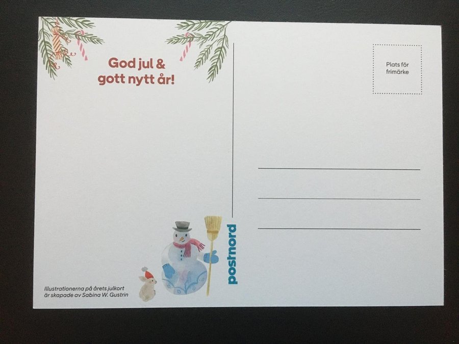 Julkort - GOD JUL - POSTNORD 2022 | Köp på Tradera (568898181)